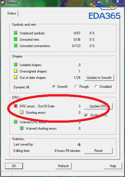 allegro out of date DRC问题 - Cadence allegro PCB 教程