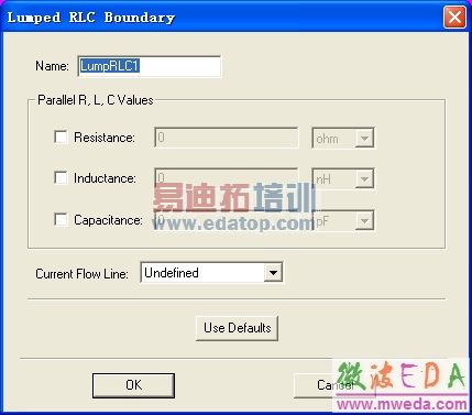 HFSS集总RLC边界条件-Lumped RLC - HFSS教程